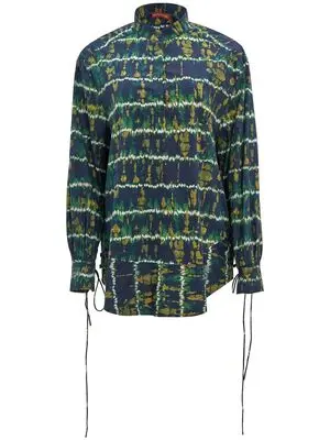 Altuzarra Lace-up Cotton Shirt