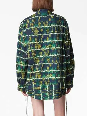 Altuzarra Lace-up Cotton Shirt