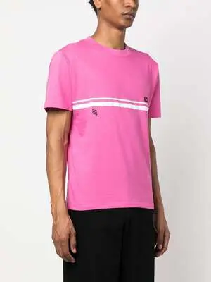 Gcds Logo-print Short-sleeve T-shirt - Pink
