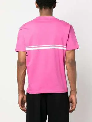 Gcds Logo-print Short-sleeve T-shirt - Pink