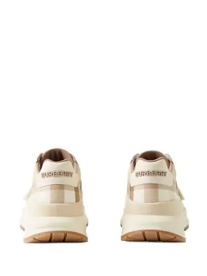 Burberry Check Panelled-detail Sneakers