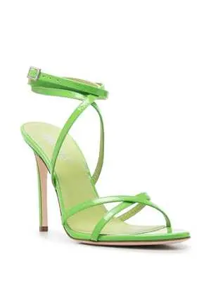 Paris Texas 110mm Lace-up Sandals