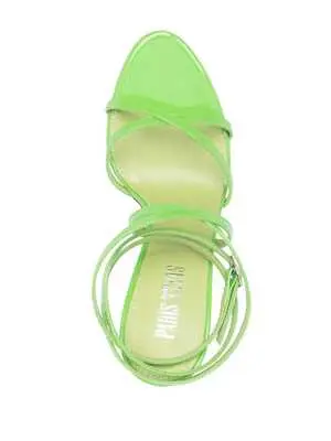 Paris Texas 110mm Lace-up Sandals