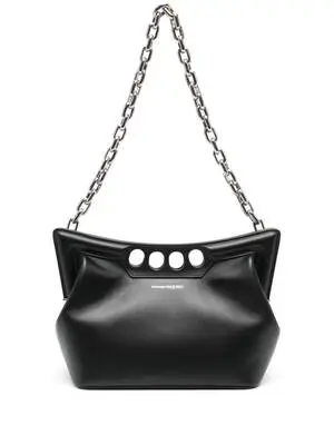Alexander McQueen The Peak Mini Bag - Black