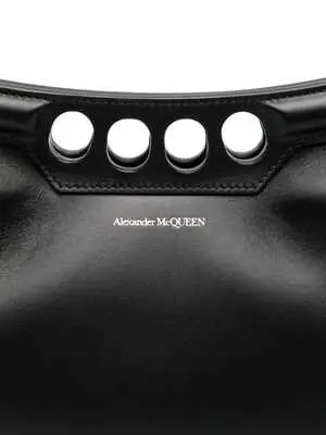 Alexander McQueen The Peak Mini Bag - Black