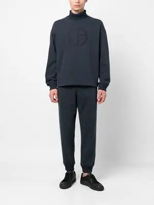 Giorgio Armani Drawstring Wool Track Pants