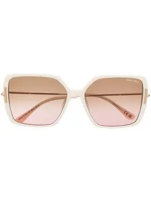 TOM FORD Square-shaped Sunglasses - Neutrals
