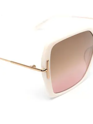 TOM FORD Square-shaped Sunglasses - Neutrals