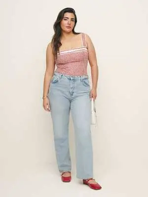 REFORMATION Eloise Linen Top