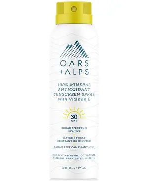 OARS + ALPS 100% Mineral Antioxidant Sunscreen Spray Spf 30 - No Color