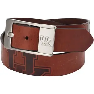 EAGLES WINGS Kentucky Wildcats Brandish Leather Belt - Brown