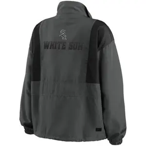 WEAR BY ERIN ANDREWS Chicago White Sox Packable Half-zip Jacket