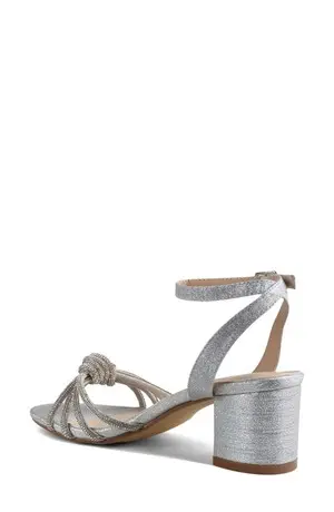 TOUCH UPS Libra Ankle Strap Sandal - Silver