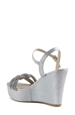 TOUCH UPS Gemini Platform Wedge Sandal - Silver