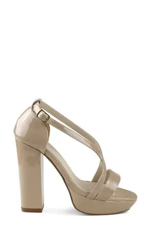 TOUCH UPS Chloe Platform Sandal - Nude