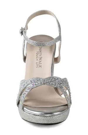 TOUCH UPS Ava Ankle Strap Sandal - Silver