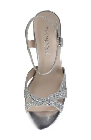 TOUCH UPS Ava Ankle Strap Sandal - Silver