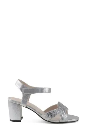 TOUCH UPS Cam Ankle Strap Sandal - Silver