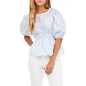 English Factory Striped Blouses