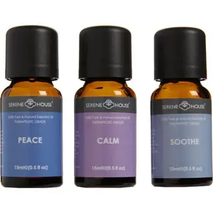 SERENE HOUSE Peace & Calming 3-pack Essential Oils - White