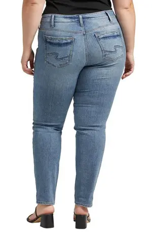 SILVER JEANS CO. Suki Straight Leg Jeans - Indigo