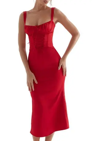 duchess satin bridesmaid dresses White HALTER NECK DUCHESS SATIN GOWN As Shown / XSmall