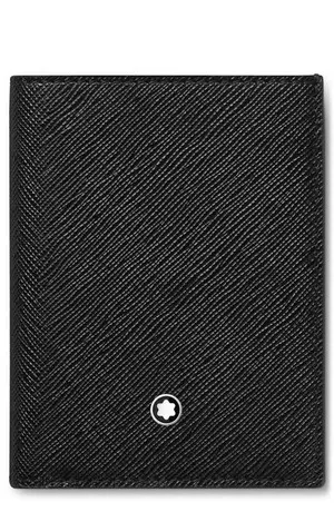 Montblanc Mini Sartorial Leather Bifold Wallet - Black