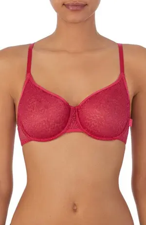 Dkny Modern Lace Unlined Demi Bra Rose