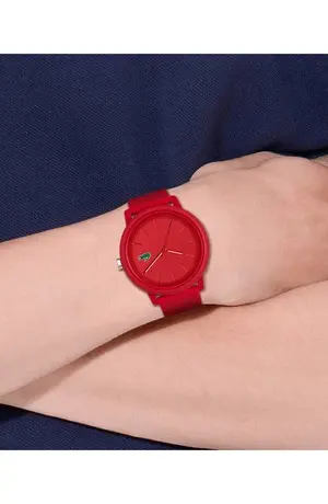 Lacoste 12.12 Strap Watch - Red