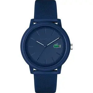 Lacoste 12.12 Silicone Strap Watch - Blue