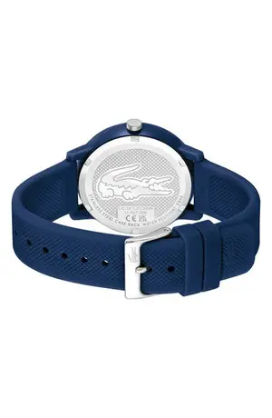 Lacoste 12.12 Silicone Strap Watch - Blue