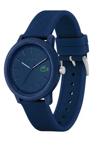 Lacoste 12.12 Silicone Strap Watch - Blue