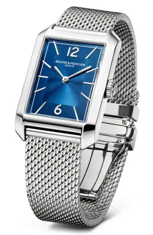 Baume & Mercier Hampton Automatic Mesh Bracelet Watch