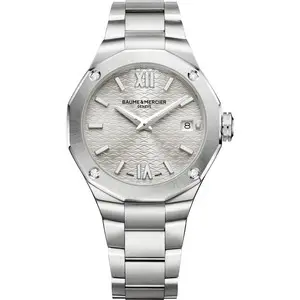 Baume & Mercier Riviera Automatic Bracelet Watch - Silver