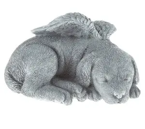 PURE GARDEN Sleeping Angel Puppy Keepsake Sculp Ure - One-color