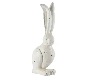 BARBARA KING Indoor/outdoor Distressed Bunny Fi Gurine Mediu - One-color
