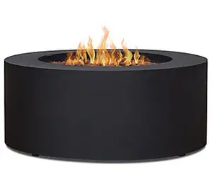 REAL FLAME Aegean Round Propane Fire Table With Natural Gas - One-color