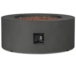 REAL FLAME Aegean Round Propane Fire Table With Natural Gas