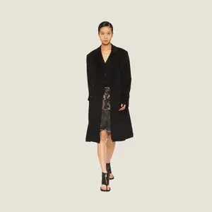 Miu Miu Double-breasted Velour Coat