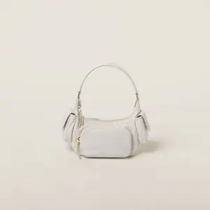 Miu Miu Nappa Leather Pocket Bag - White