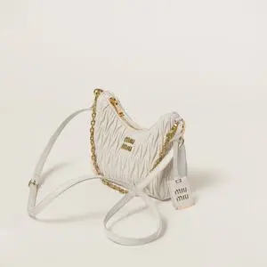 Miu Miu Matelassé Nappa Leather Shoulder Bag