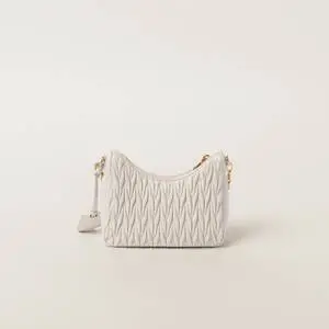 Miu Miu Matelassé Nappa Leather Shoulder Bag