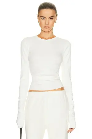 Eterne Long Sleeve Fitted Top