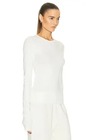 Eterne Long Sleeve Fitted Top