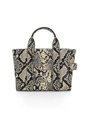 Marc Jacobs Women's The Snakeskin Small Tote - Wood Ash Multi - Wood Ash Multi