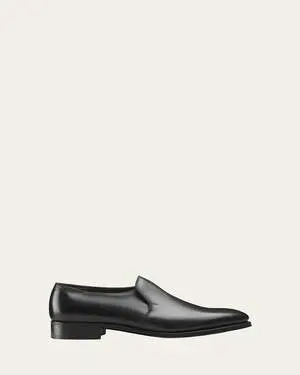John Lobb Edward Leather Loafers - Black