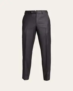 Zegna Trofeo Wool Trousers - Gray