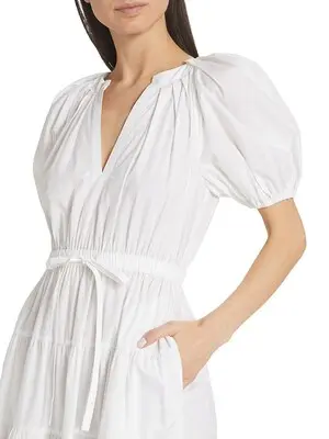 Ulla Johnson Olina Puff-sleeve Midi-dress