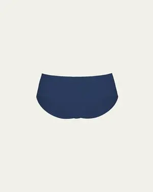 Commando Butter Mid-rise Bikini Briefs - Navy