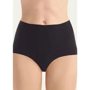 Commando Butter High-rise Stretch Bikini Briefs - Black